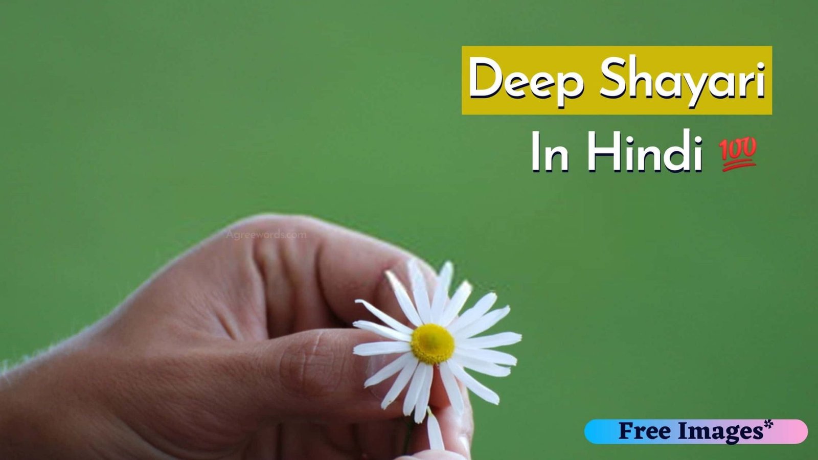 Top Famous Deep Shayari in Hindi | Shayari on Life | Agreewords
