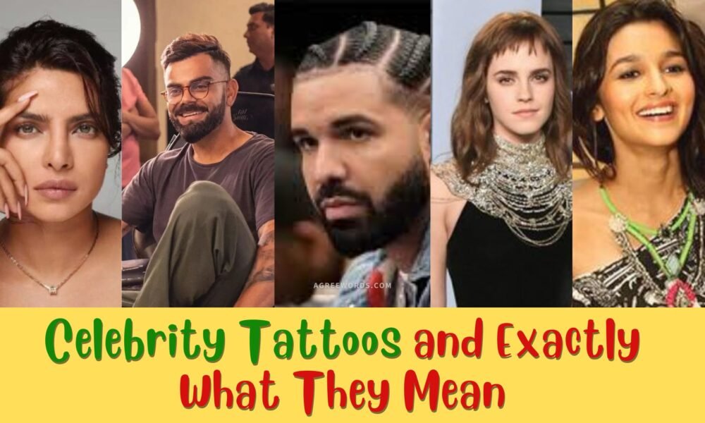 Top 13 Celebrity Tattoos With Unique Meanings Behind Them » Agree words