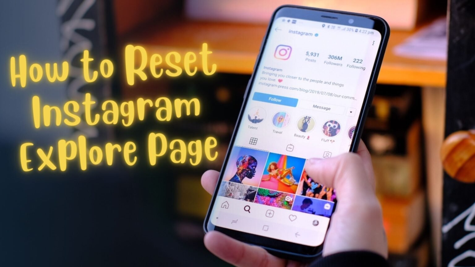 Guide on How to Reset Instagram Explore Page 2026 » Agree words